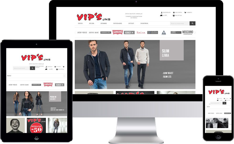 Vips Jeans moda masculina y femenina con las mejores firmas del ámbito ...